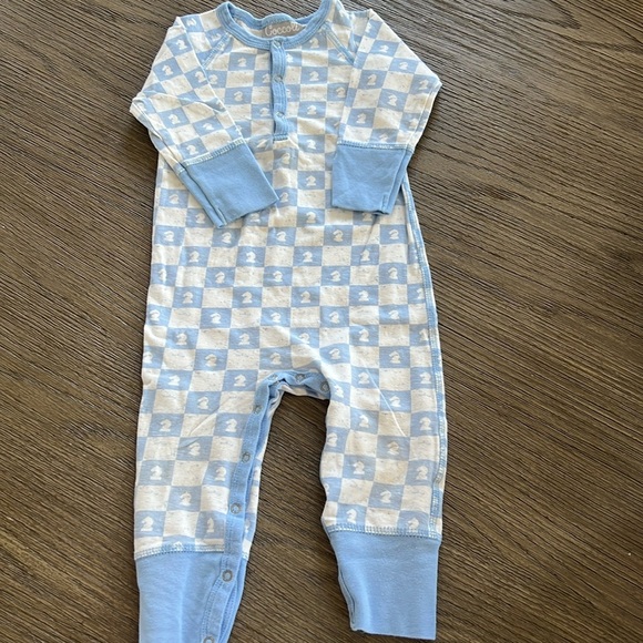 Coccoli | One Pieces | Coccoli Baby Blue And White Checkered Long ...
